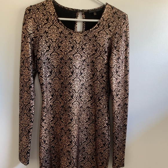 Urban Outfitters | Dresses | Metallic Bodycon Dress | Poshmark
